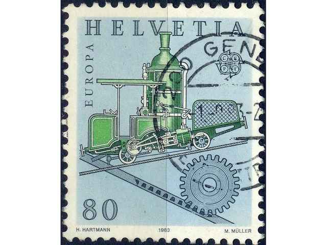 kt924d,   3. maj.1983. Helvetia Mi1250(-o-)1/2