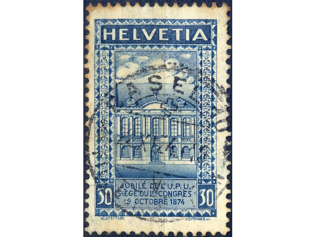 kt924,  9. okt.1924. Helvetia Mi193B(-o-)F1/2