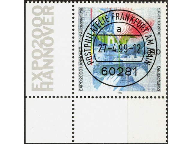 kt909m,  27. apr.1999. Deutschland Mi2042 -o- 1/1FDS