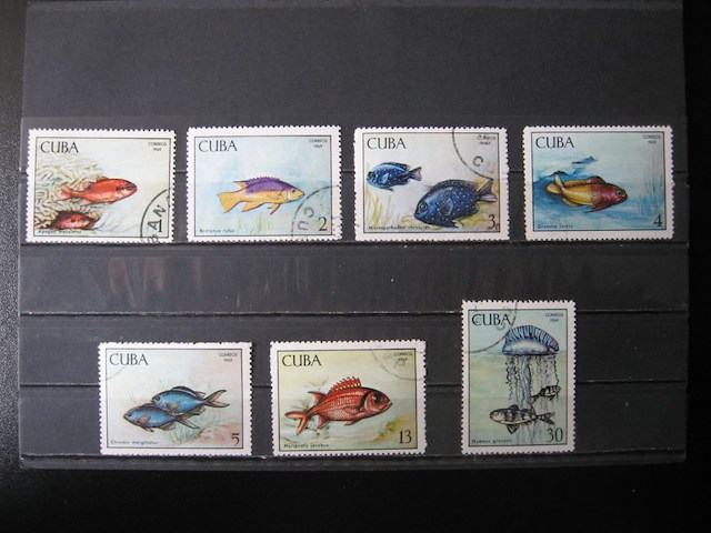 Kuba 1969 Ribe Serija  (3669)