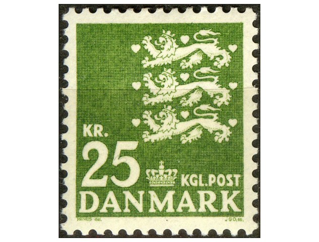 kt894u,  29. jan.1969  Danmark Mi399y ** 1/1