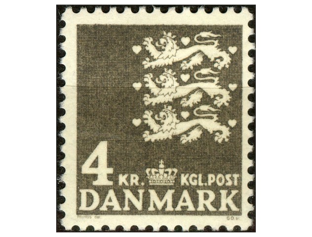 kt894o,  28. aug.1969  Danmark Mi484 ** 1/2