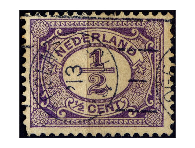 kt889i,  1. aug.1889  Nederland  Mi49V(-o-)1/4