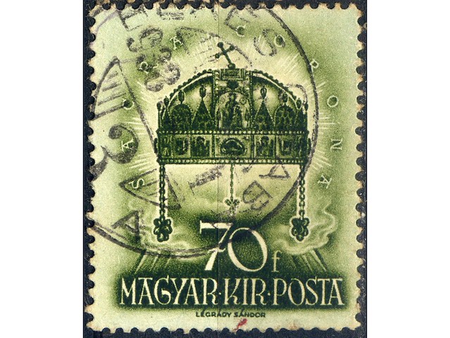 kt851e,  1. jan.1938.  MagyarKirP Mi564(-o-)1/14