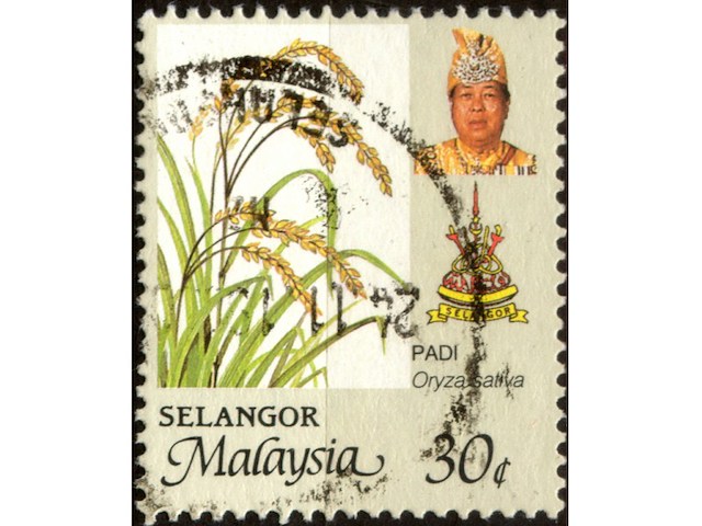 kt812l, 25. okt.1986. Malaysia-Selangor Mi135D(-o-)1/7