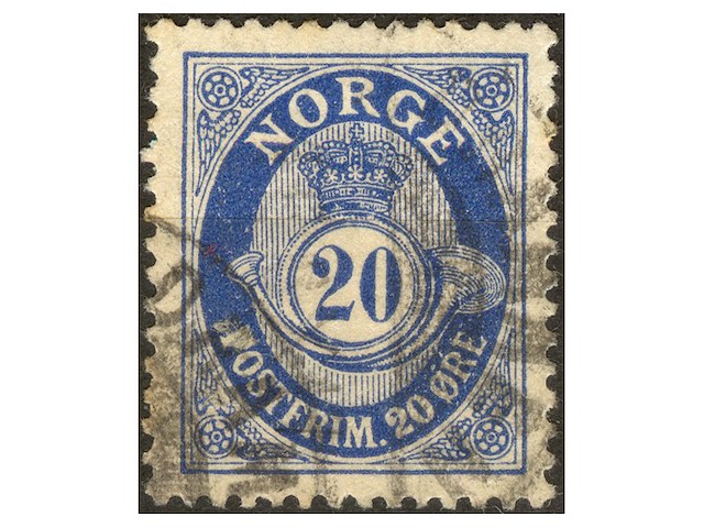 kt805n  1890.  Norge  Mi46d(-o-)1/5