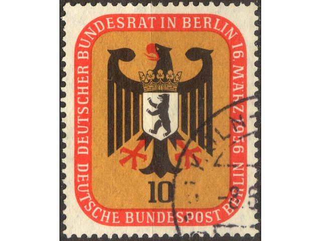 kt789d  16. mart.1956. DeutscheBPB  Mi136(-o-)F1/2