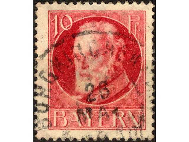 kt769a,  30. mart.1914.  Bayern  Mi96 I(-o-)1/16