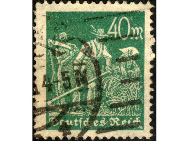 kt768k,   mart.1923.  DReich  Mi244(-o-)1/8