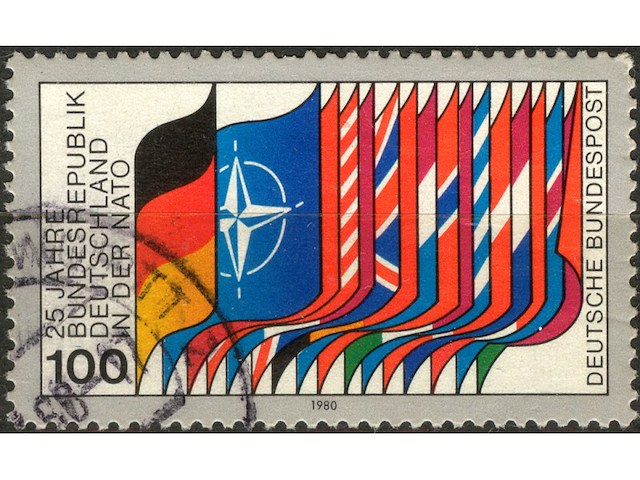 kt696h,  10. jan.1980. DeutscheBP Mi1034(-o-)1/1
