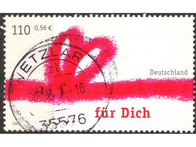 kt647d,  11. okt.2001. DeutscheBP Mi2223 (-o-)1/1