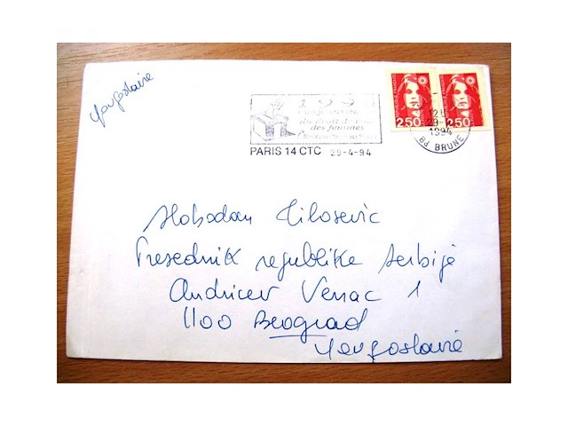 Koverat Slobodanu Milosevicu