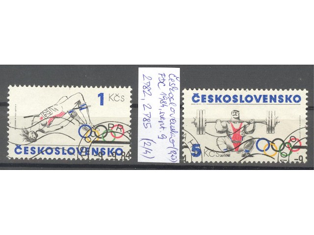 kt541a. 9. sep.1984. Československo 2782,5F -o-FDS 2/4