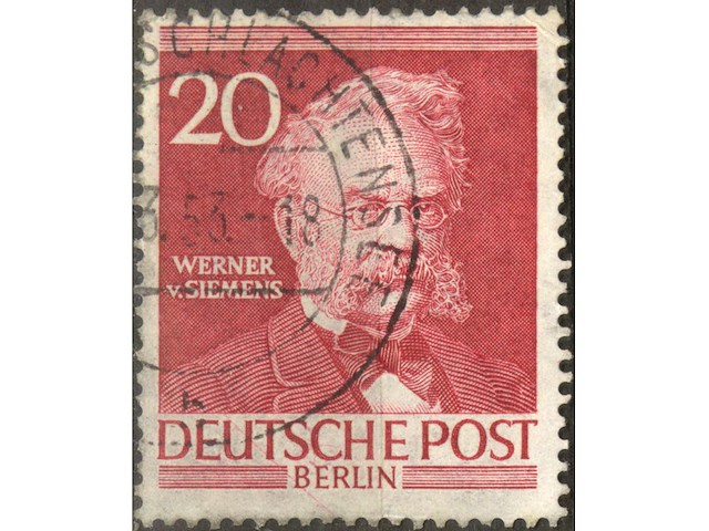 kt514g,  12. okt.1952. DPBerlin Mi97(-o-) 1/10