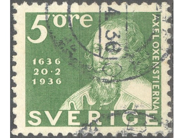 kt436d,  20. feb.1936. Sverige Mi227B(-o-)  1/15