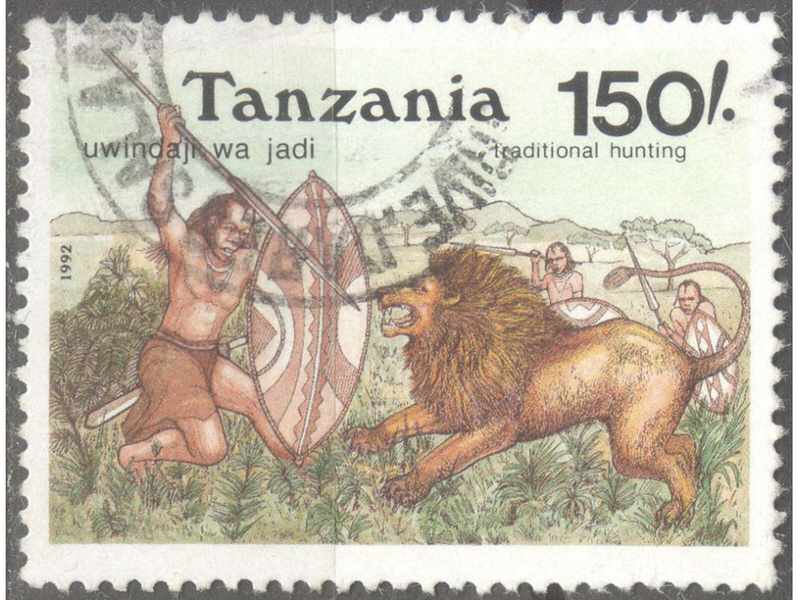 kt374k, 23.nov.1992. Tanzania Mi1367(-o-)  1/4