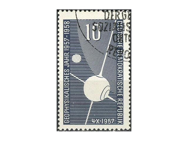 kt328c,  7. nov.1957. DDR Mi603 -o- 1/1