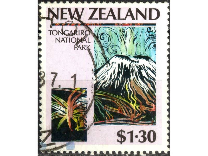 kt145h,  11. jun.1987. NewZealand Mi999(-o-)  1/4