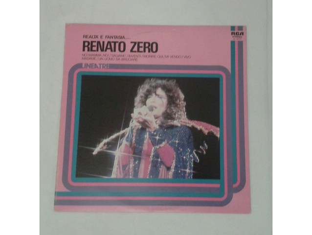 RENATO ZERO  REALTA E FANTASIA