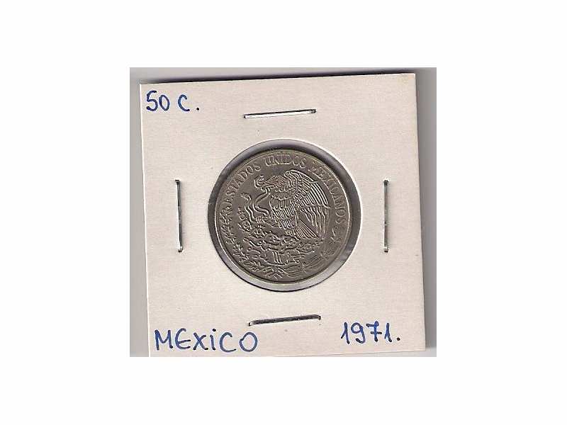 a2 Mexico 50 cents 1971.