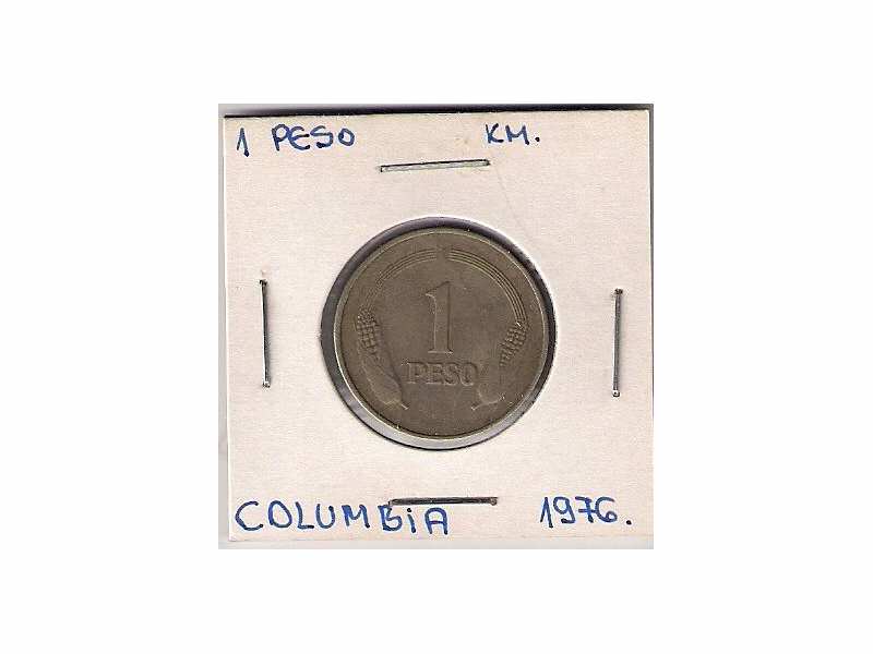 a2 Kolumbija Colombia 1 peso 1976.