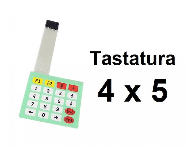 ARDUINO tastatura 4x5 brojevna