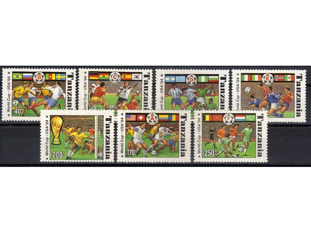 Tanzanija.WC USA `94 1994.,čisto