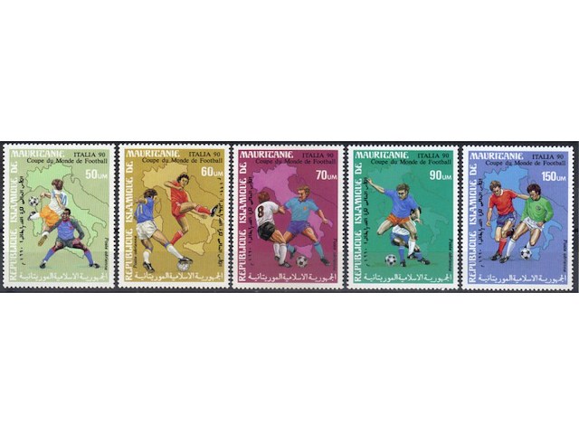 Mauritanija,Uoči WC Italija `90 1989.,čisto