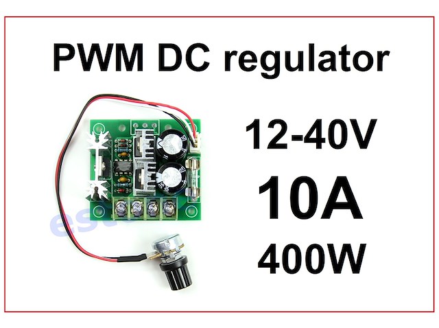 Regulator DC motora - PWM - 10A