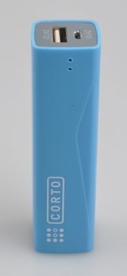 Baterija POWER BANK CORTO 2600mAh - Blue