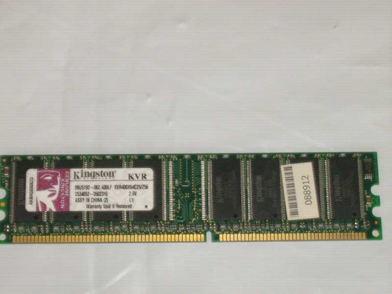 Memorija 2x256MB400MHZ