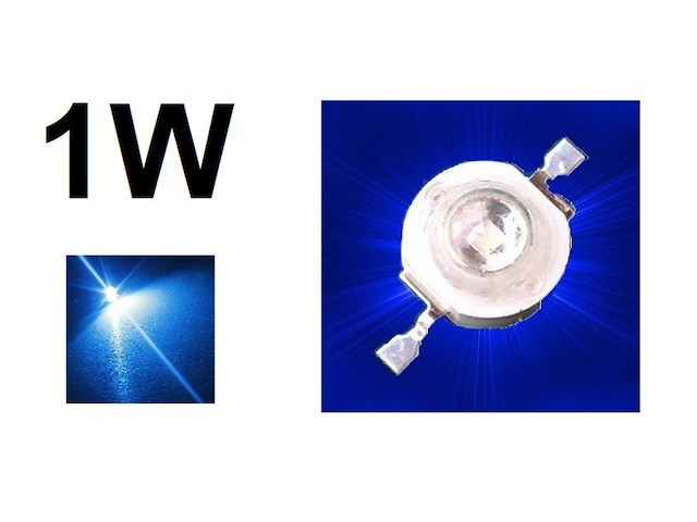 LED dioda 1W - High Power - Plava