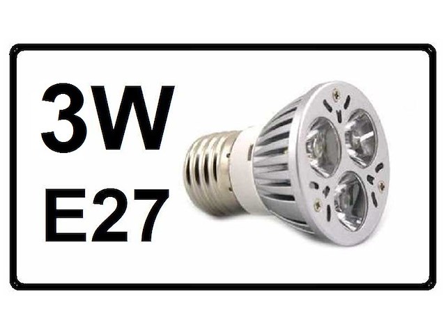 LED sijalica 3 W ili kao obicna 40 W - EXTRA stedljiva