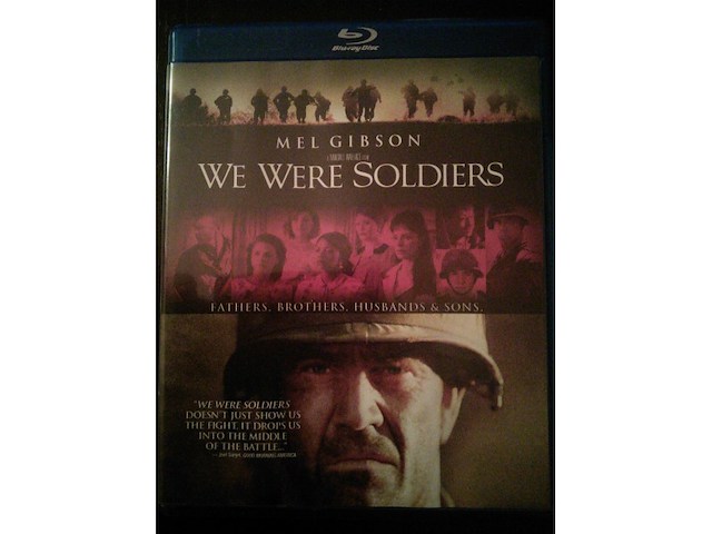 We were soldiers Blu-ray