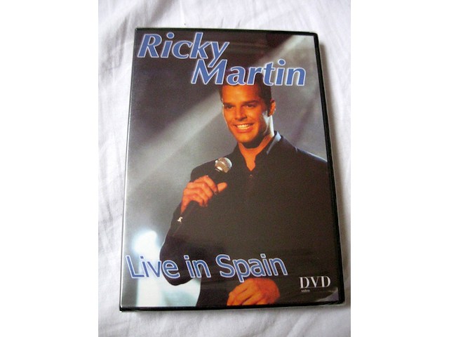 dvd Ricky Martin - Live in Spain