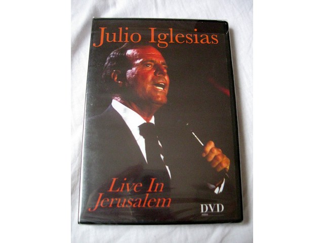 dvd Julio Iglesias - Live in Jerusalim