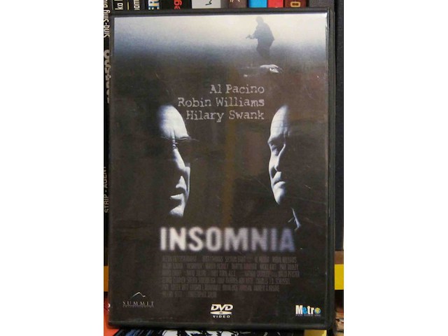 Original prazna kutija za DVD Insomnia