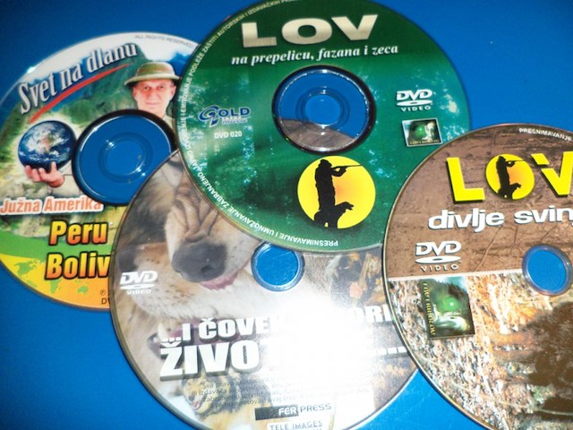 Kolekcija o LOVU i prirodi - 4 DVDa - NOVO!