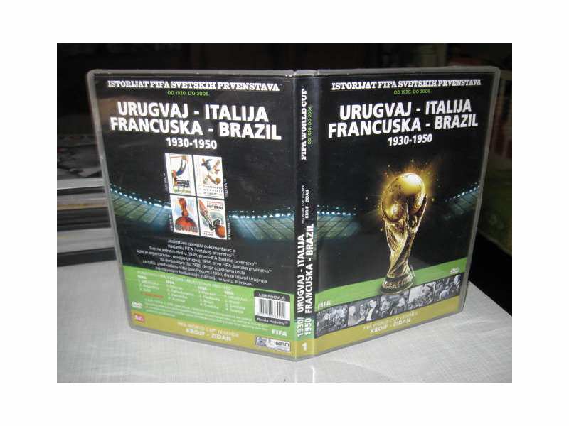 DVD URUGVAJ - ITALIJA - FRANCUSKA - BRAZIL