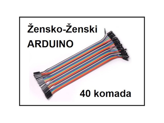 ARDUINO kratkospojnici - zensko-zenski, 40 komada