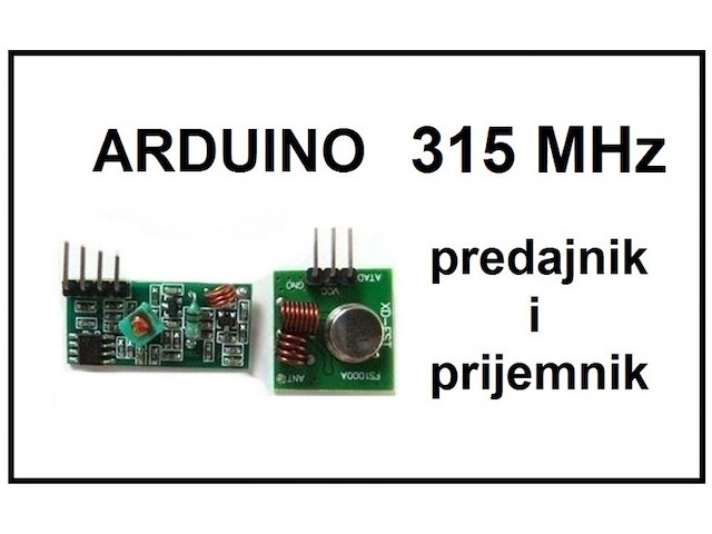 ARDUINO predajnik i prijemnik RF 315 MHz