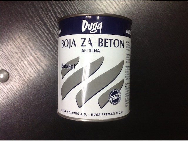 Boja za beton Duga