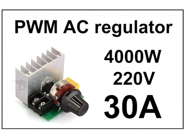 Regulator AC motora - PWM - 30A - 4000W