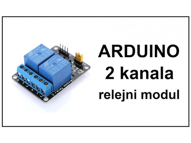 Arduino izlazni rele modul sa 2 kanala