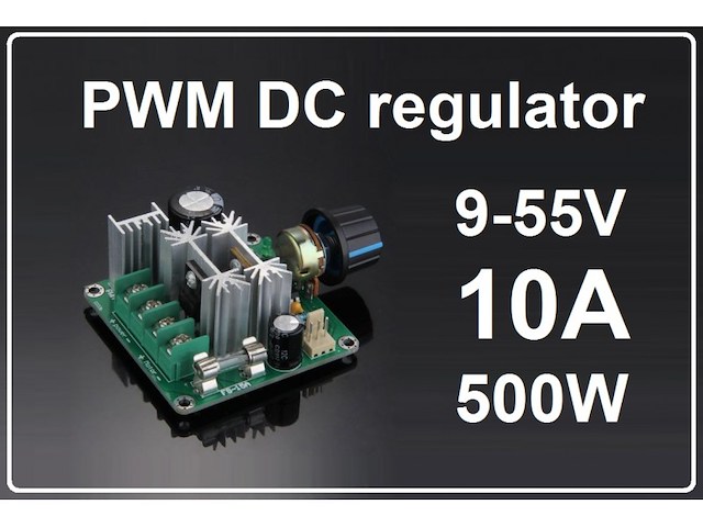 Regulator DC motora - PWM - 10A