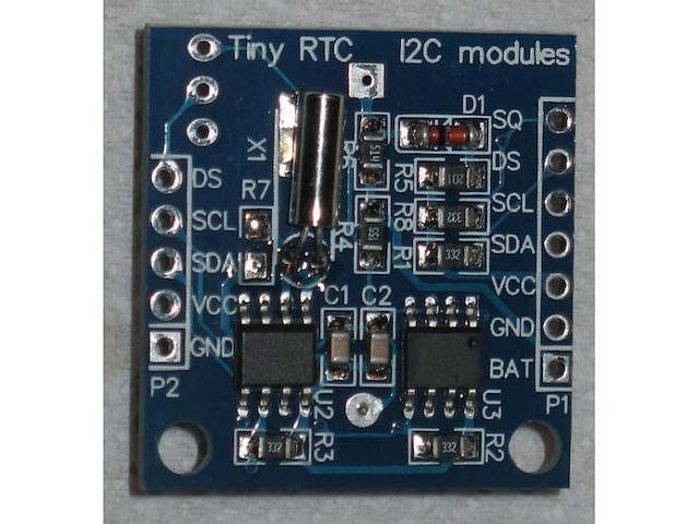 ♦ DS1307 RTC + 24C32 32K EEPROM ♦