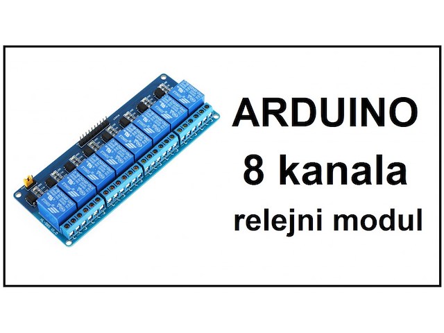 ARDUINO izlazni rele modul sa 8 kanala