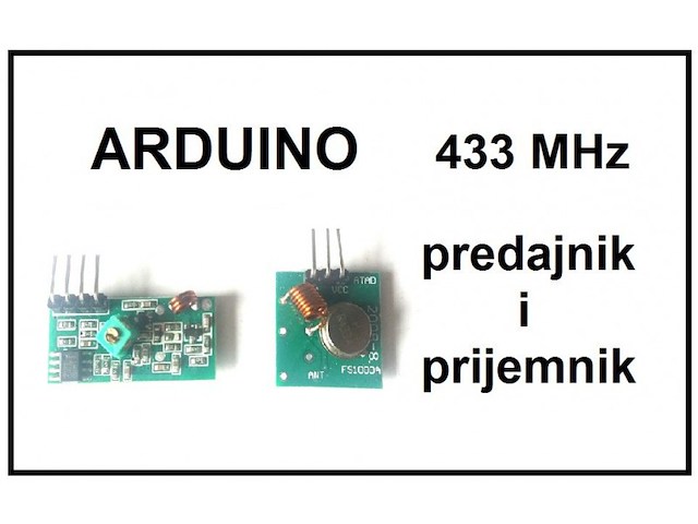 ARDUINO predajnik i prijemnik RF 433 MHz