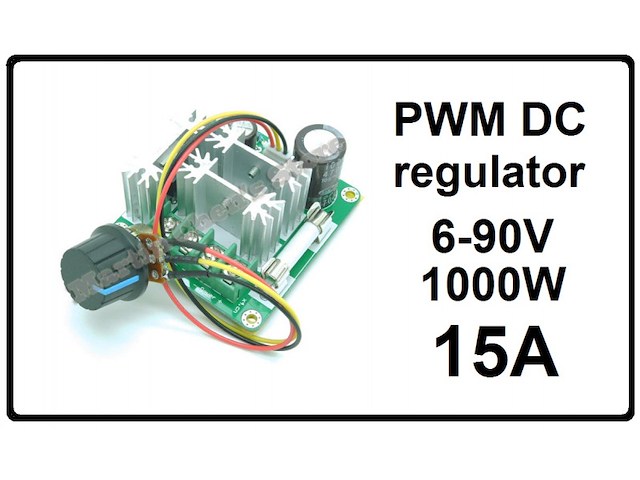 Regulator DC motora - PWM - 15A