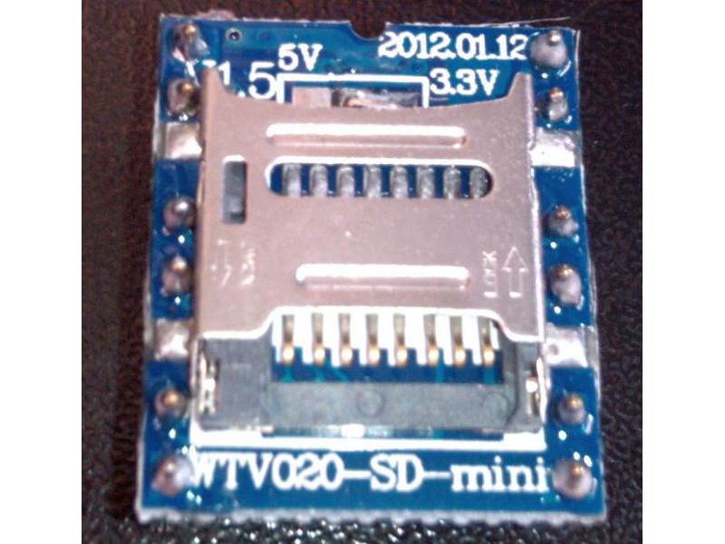 ♦ MP3 audio modul za arduino - WTV020-SD-16P ♦